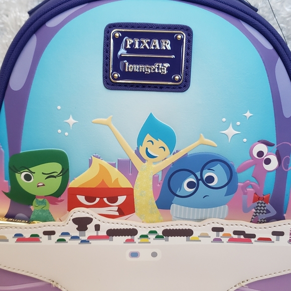 Loungefly | Bags | Nwt Loungefly Pixar Insideout Mini Backpack | Poshmark